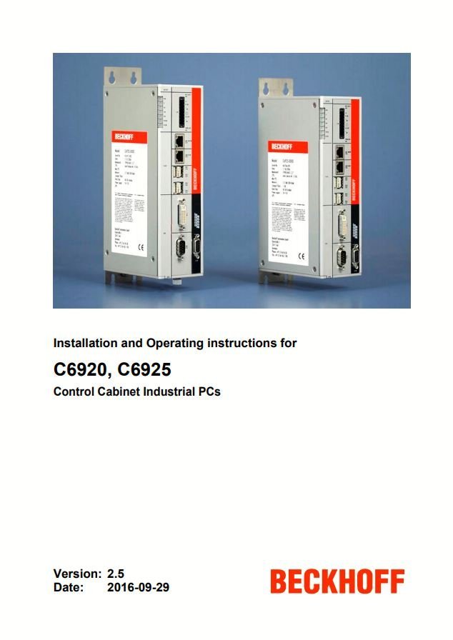 C6920 | Control cabinet Industrial PC