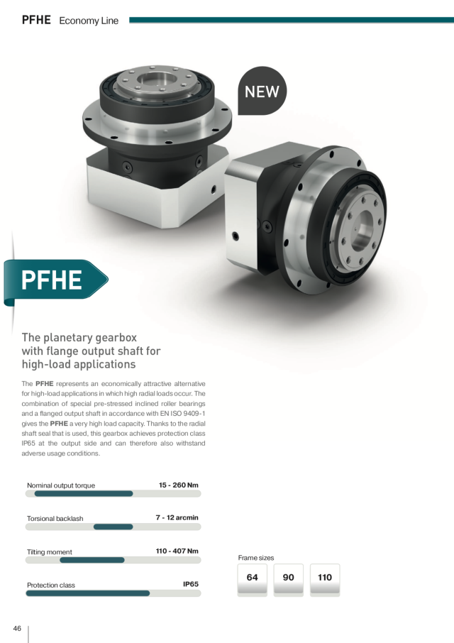 HMK can provide Neugart PFHE gearboxes