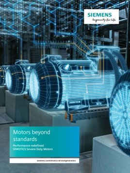 Siemens AC Industrial motor, Simotics SD supplied by HMK