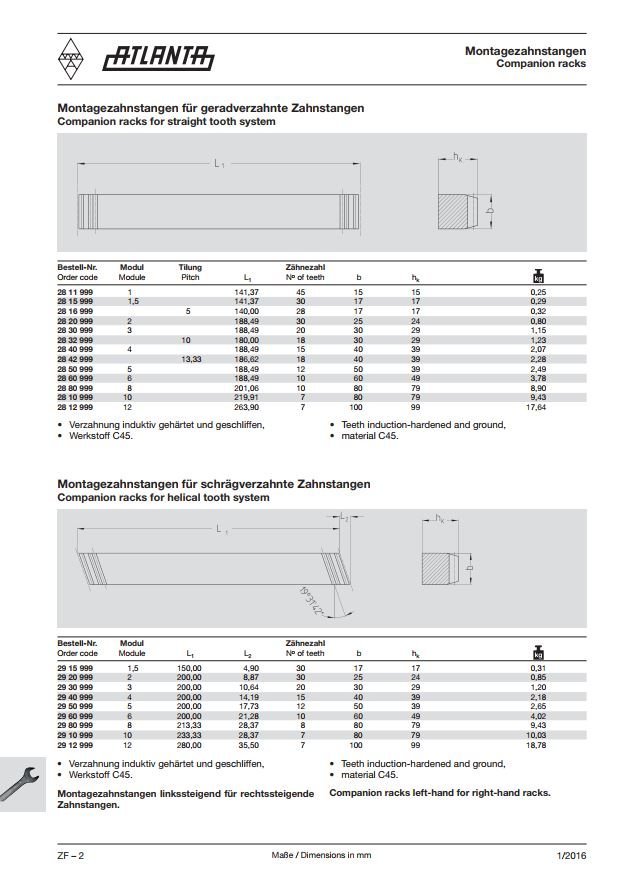 Rack mounting from HMK